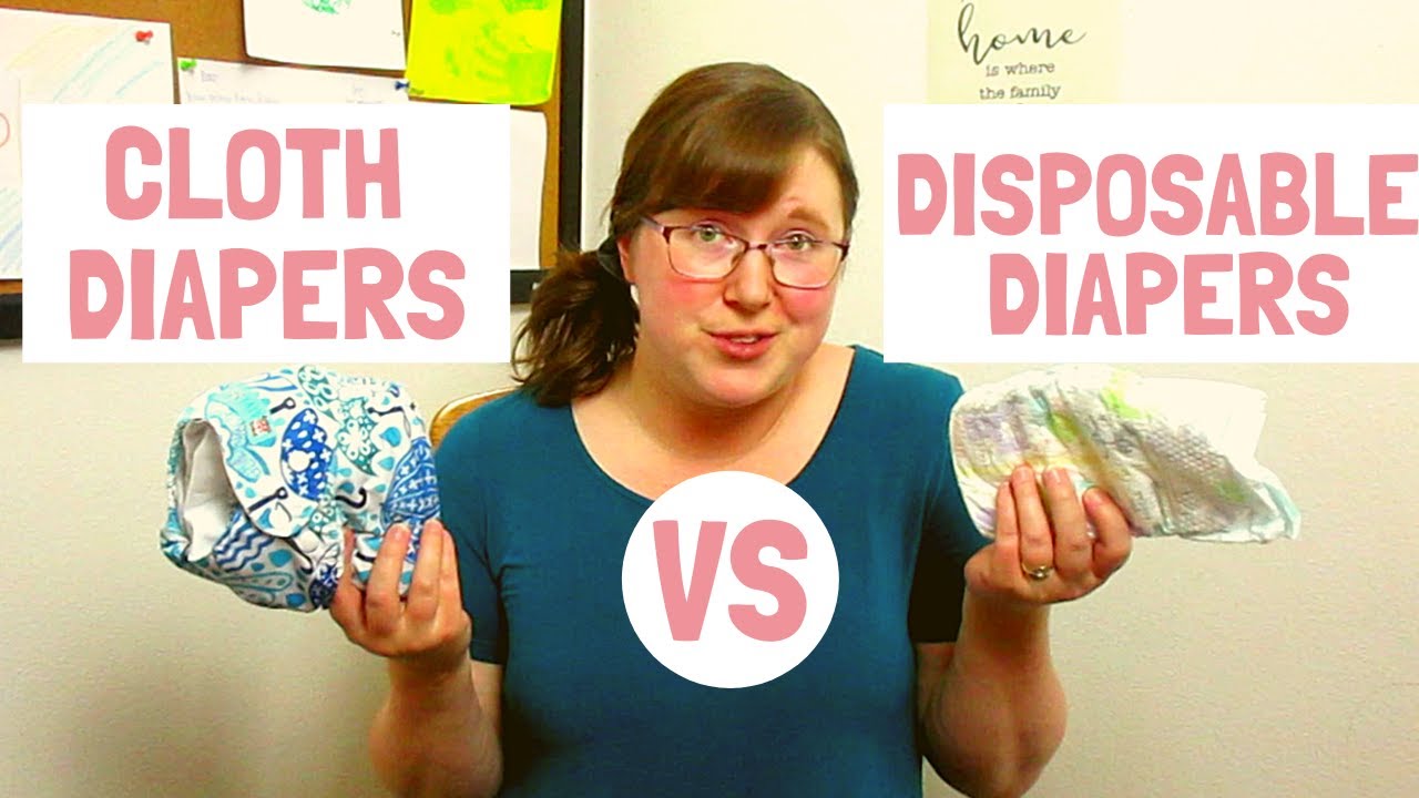 CLOTH DIAPERS VS DISPOSABLE DIAPERS [PROS+CONS by category] - YouTube