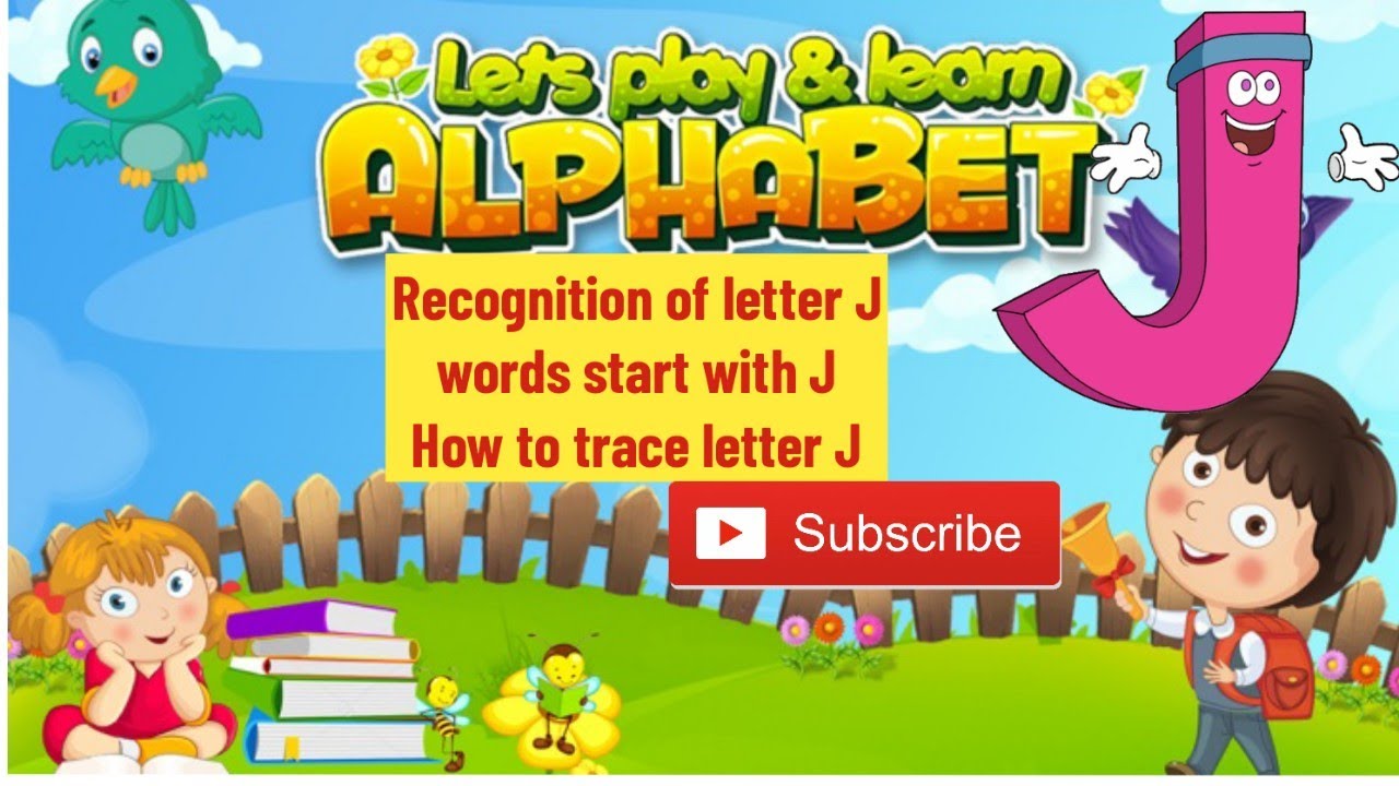 Learn letter J-Exploring the Amazing Letter J #How to trace letter J-# ...