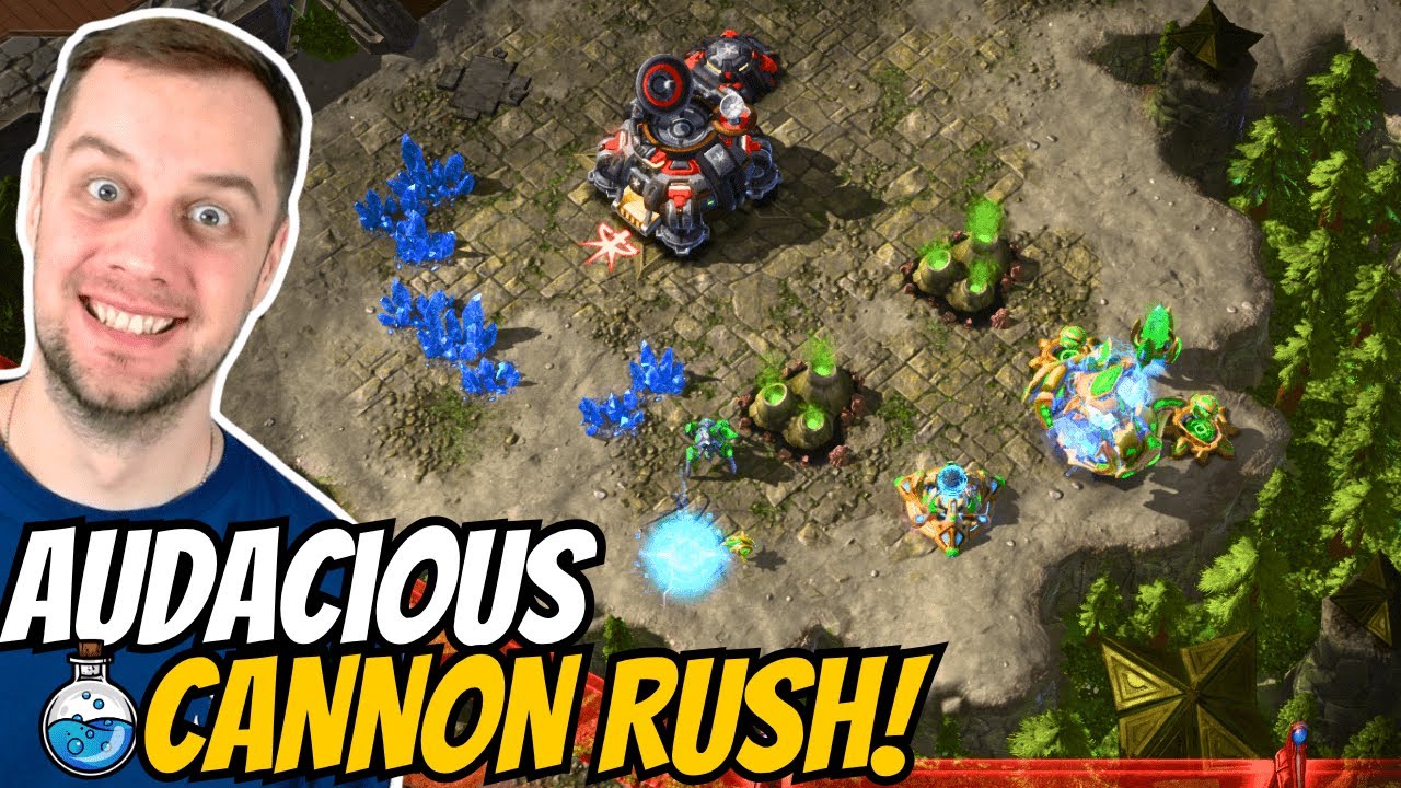 Cannon Rush audacious idea! | Cannon Rush in Grandmaster #193 StarCraft ...