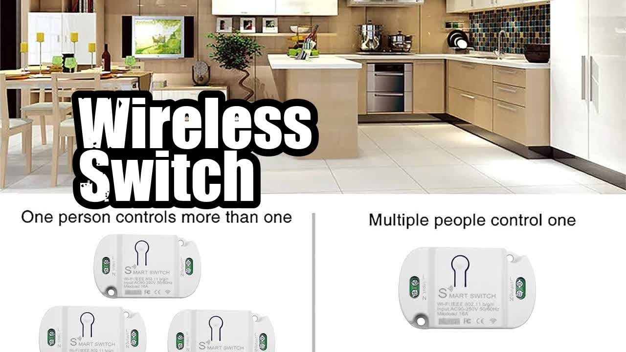 Review Smart Home Wireless Light Switch Alexa & Google Home Compatible ...