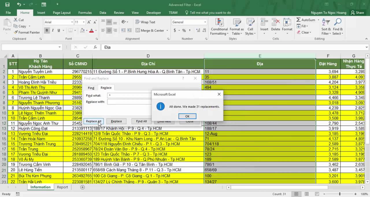 GDX | RANDBETWEEN Func - CONDITIONAL FORMATTING - ADVANCED FILTER with ...