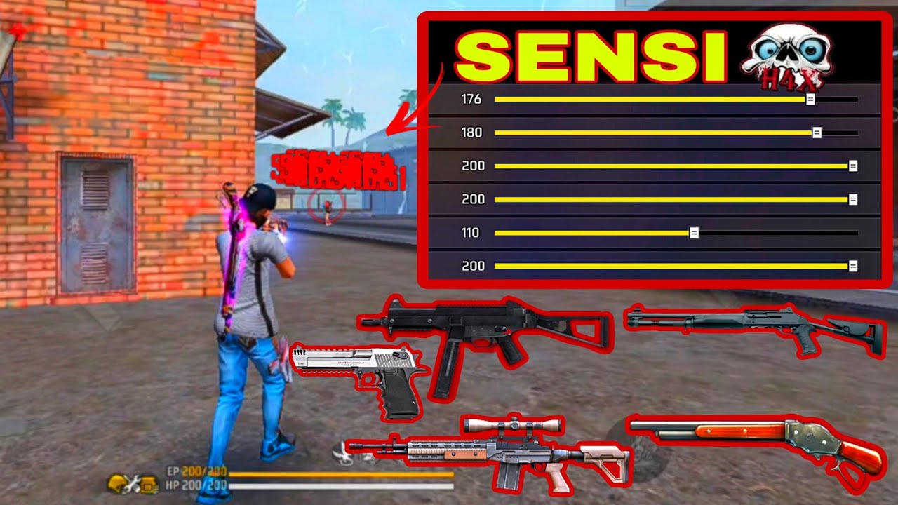 Free Fire Headshot setting 2024 ⚡ Best Sensitivity Settings ⚙️ ...