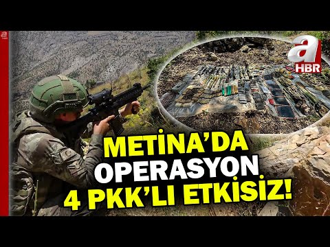 Irak'ın kuzeyinde PKK'ya darbe! 4 PKK'lı terörist etkisiz hale getirildi | A Haber