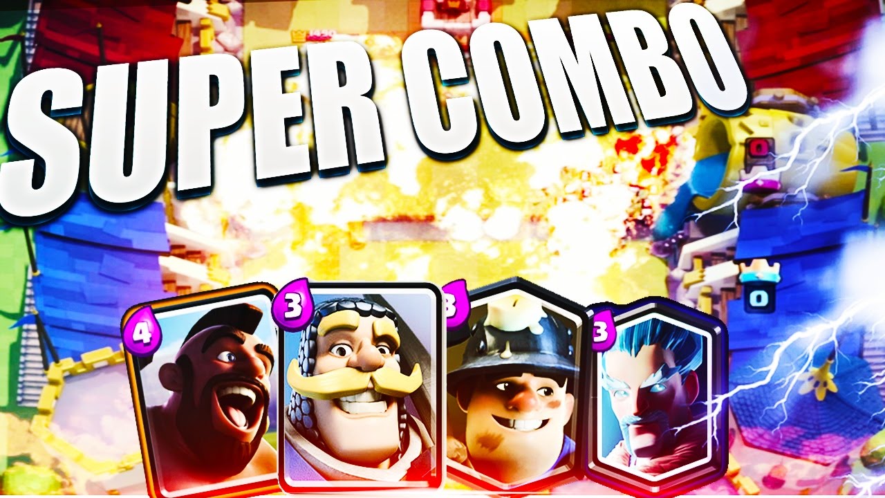SUPER COMBO!! | Clash Royale | Rubinho vlc - YouTube