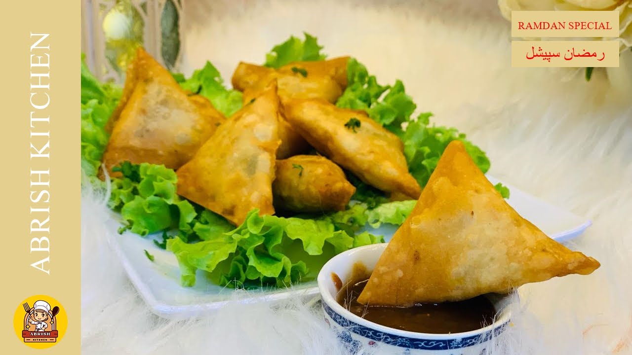 Bakery Style Chicken Keema Samosa | Easy Folding Technique | Ramadan 2024 Special | Abrish ...