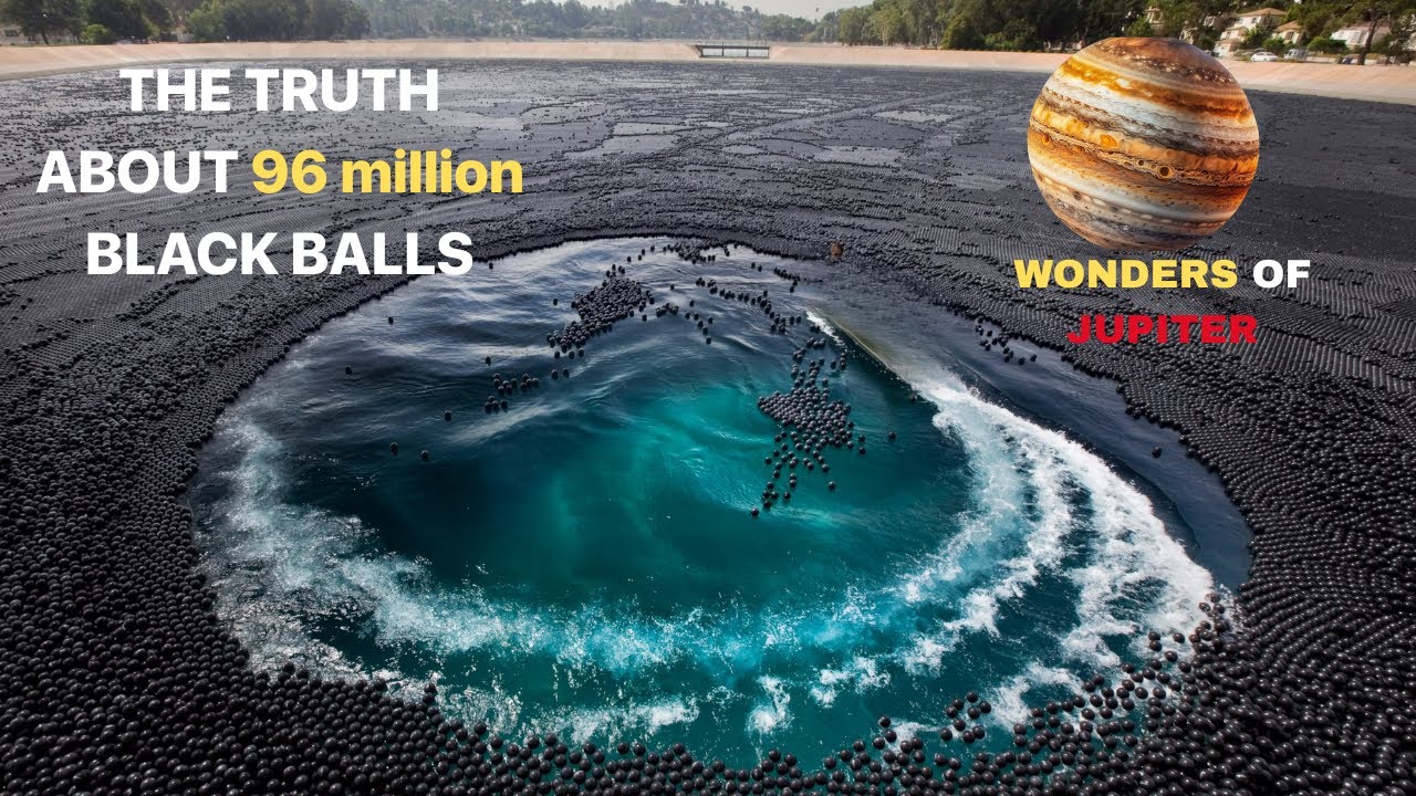 96 Million BLACK Balls Are Taking Over This Reservoir - YouTube