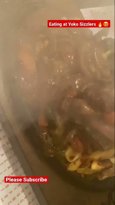Eating at Yoko sizzlers Dubai.. #shorts #sizzles - YouTube