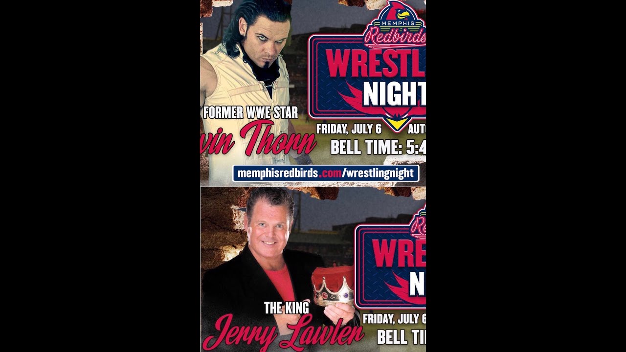 Jerry Lawler vs Kevin Thorn - Memphis Redbirds Wrestling Night - YouTube