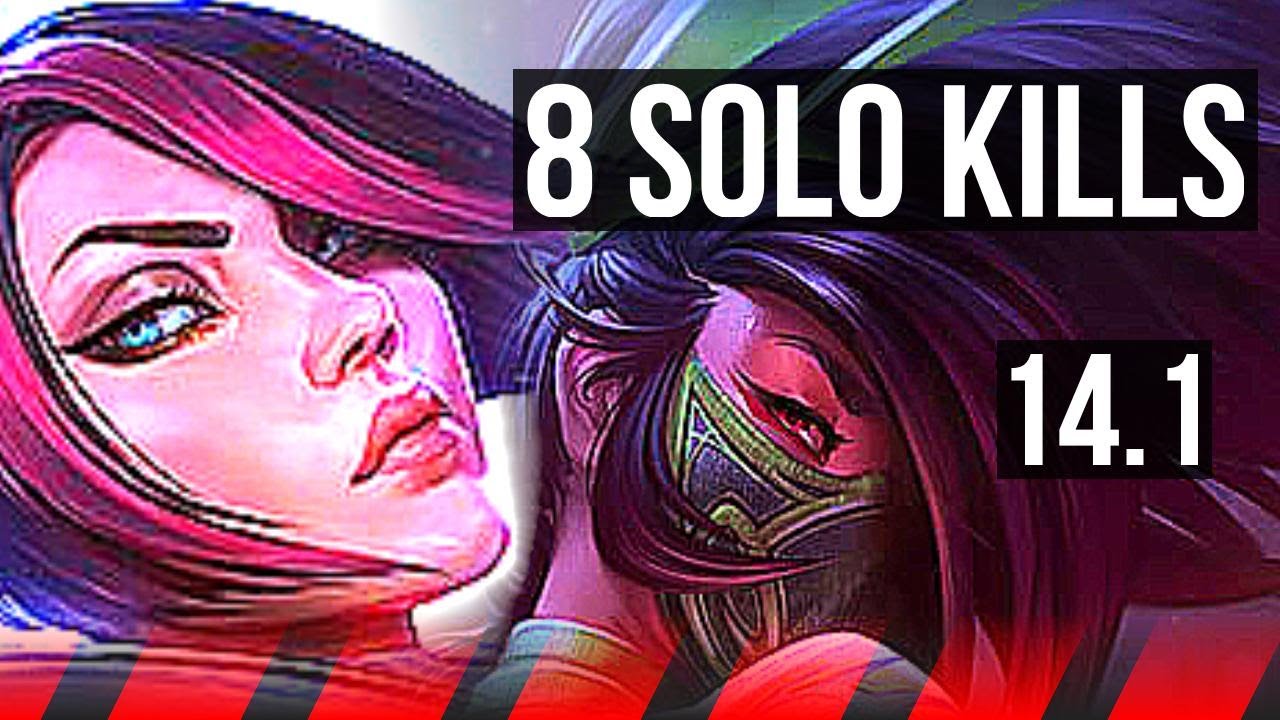 Fiora Vs Akali Top 8 Solo Kills Kr Master 14 1 Youtube