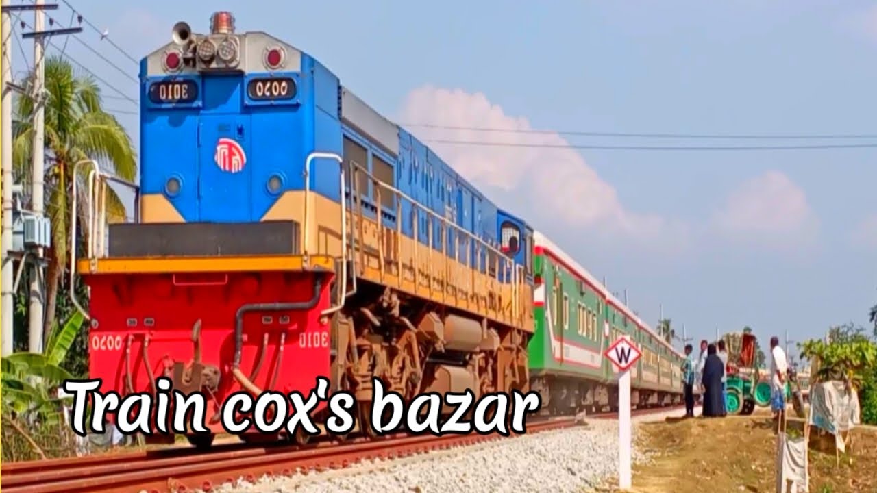 Train Cox's bazar ll HIGH SPEED PERFECT TRAIN ll Train in Bangladesh ...