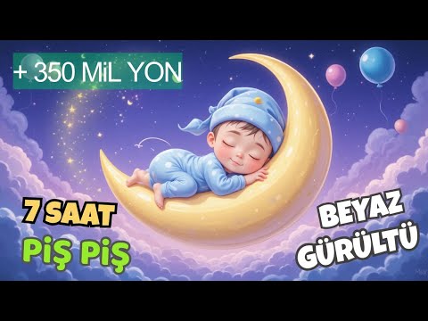Piş Piş Bebek Uyku Müziği | Ağlayan Bebekleri Sakinleştiren Yumuşak Gece Ninnisi 🌙