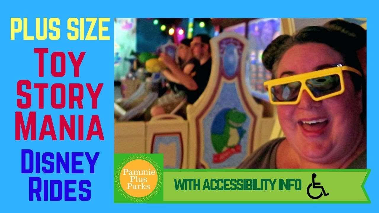 Toy Story Mania - Plus Size Disney Rides - 2018 - YouTube