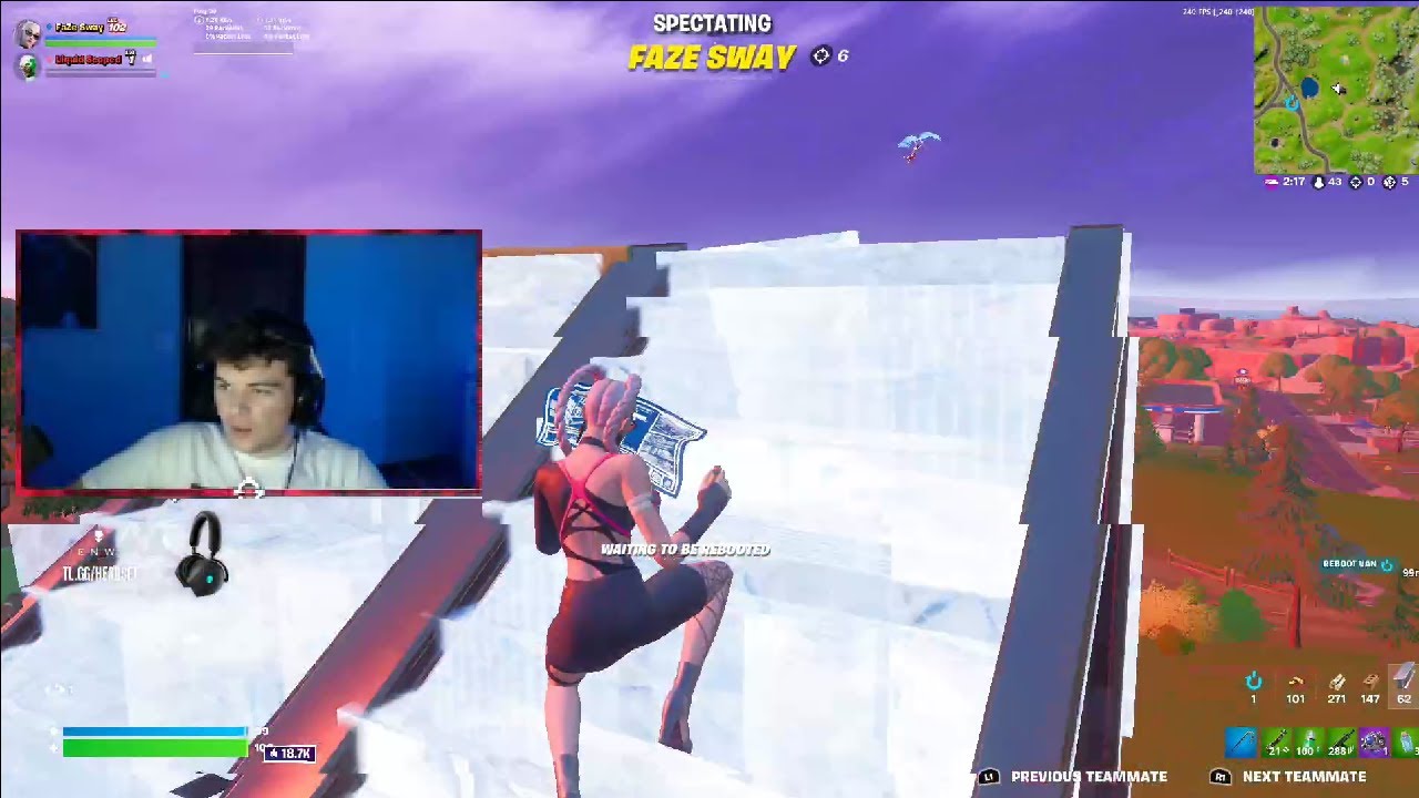 SCOPED *SHOCKED* WHEN SPECTATING FAZE SWAY! ( FORTNITE NEW SEASON 3 ...