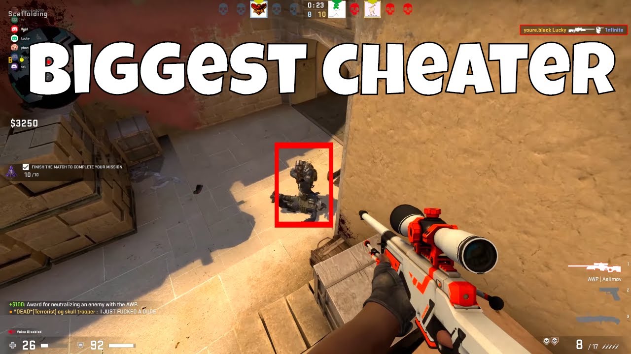The Biggest CSGO Cheater - YouTube