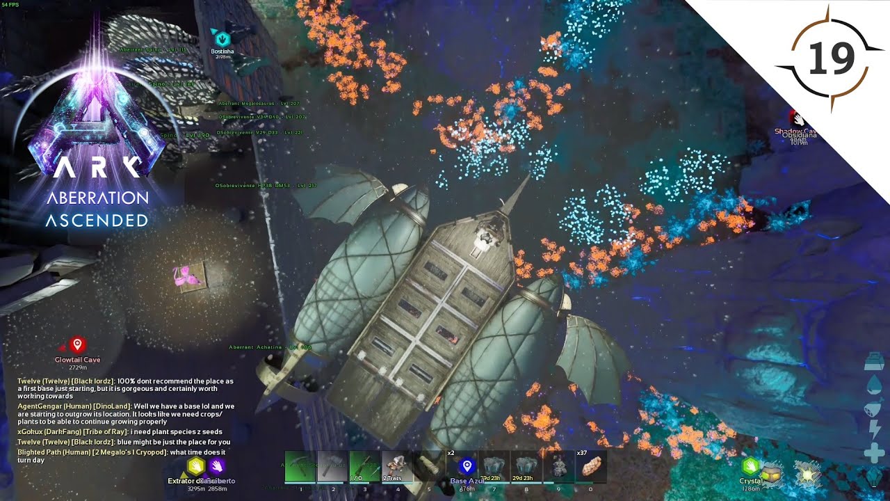 NOVOS DINOS E ZEPPELIN | ARK ASA ABERRATION | GAMEPLAY PC PT BR EP19 ...