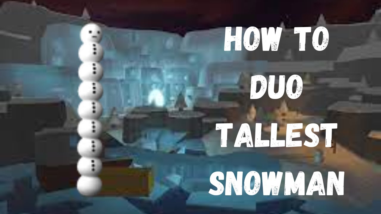 How to duo tallest snowman in tower heroes - YouTube
