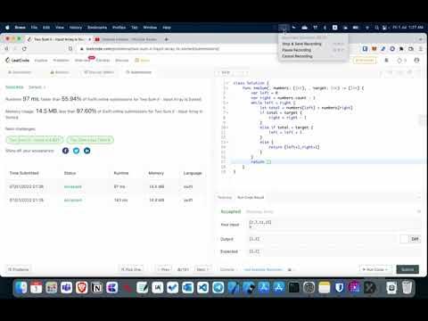 Leetcode 167 Two Sum II - YouTube