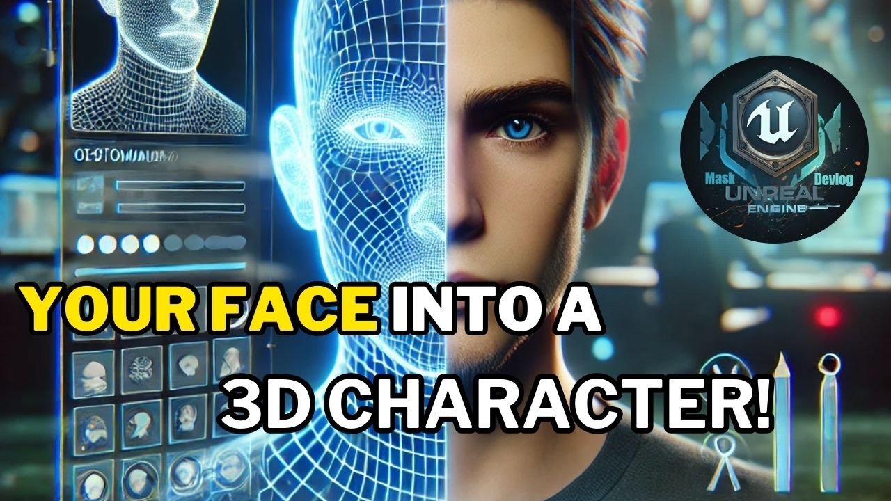 🎮 How to Make a Playable Character Using Your Own Face! - YouTube
