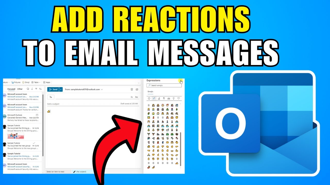 How To Add Reactions To Email Messages In Outlook (2026) (Best Method ...