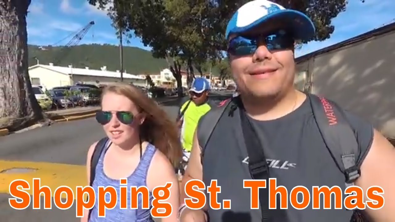 Huge Shopping Area at St. Thomas's Port - Havensight Mall - YouTube