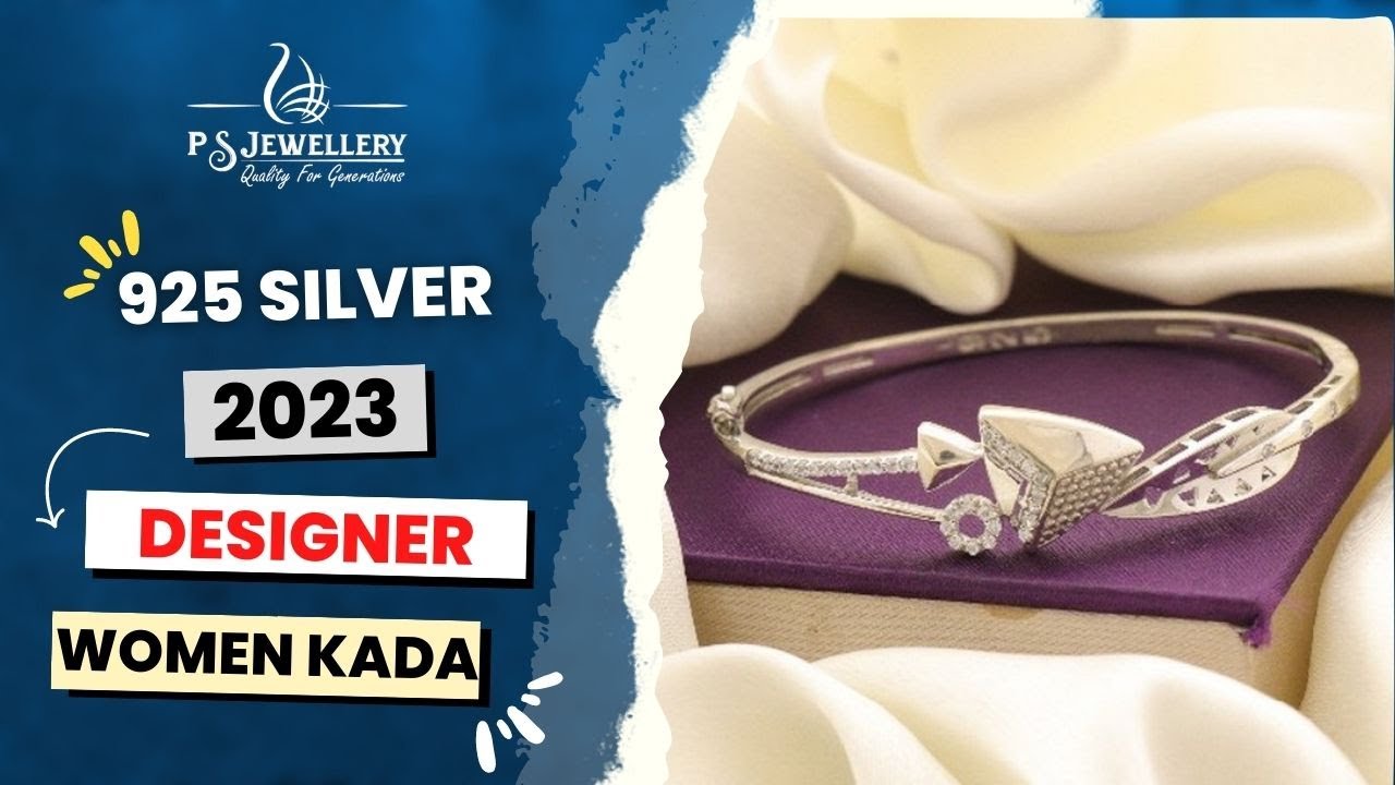 925 Silver Hita Women Kada WKD-61 - YouTube