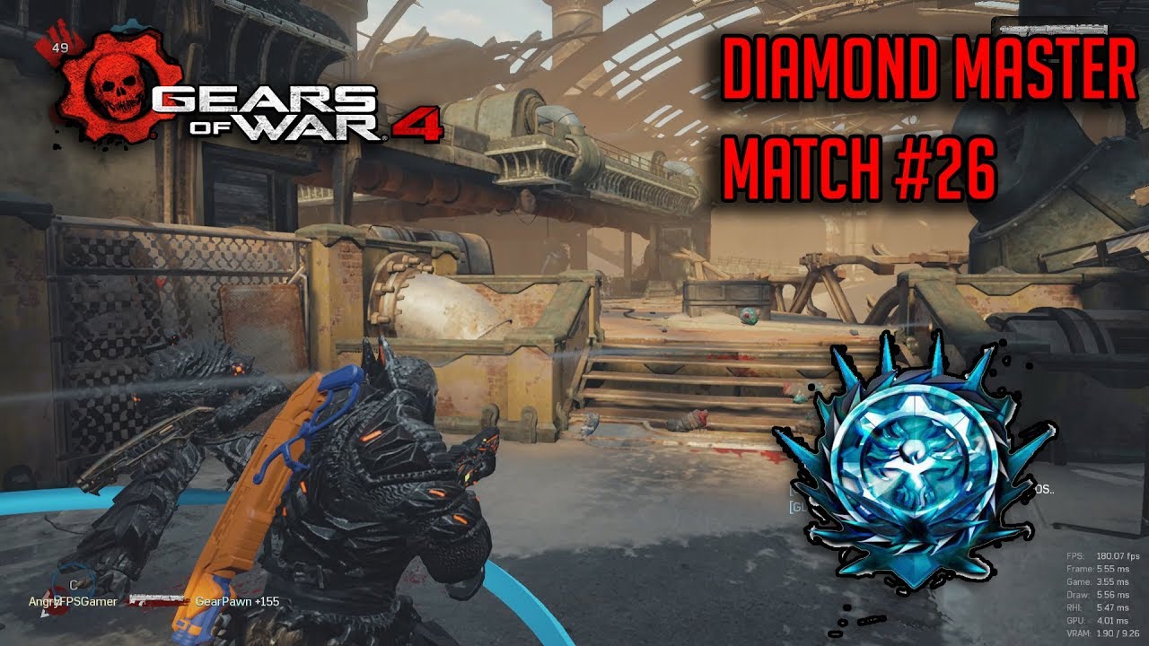 Ranked Diamond Master Escalation Match #26 | Gears Of War 4 PC ...