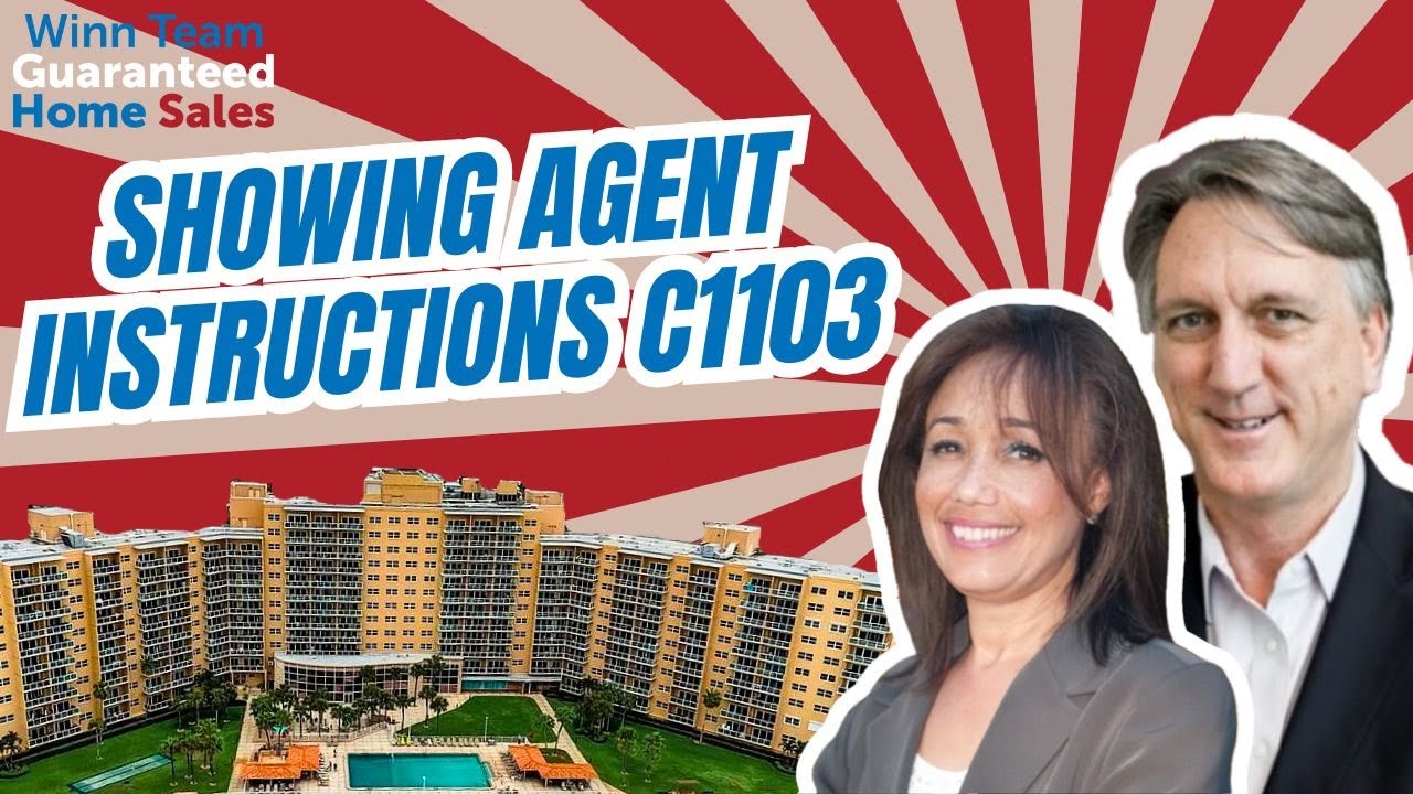Showing Agent Instructions C1103 | Guaranteed Home Sales - YouTube