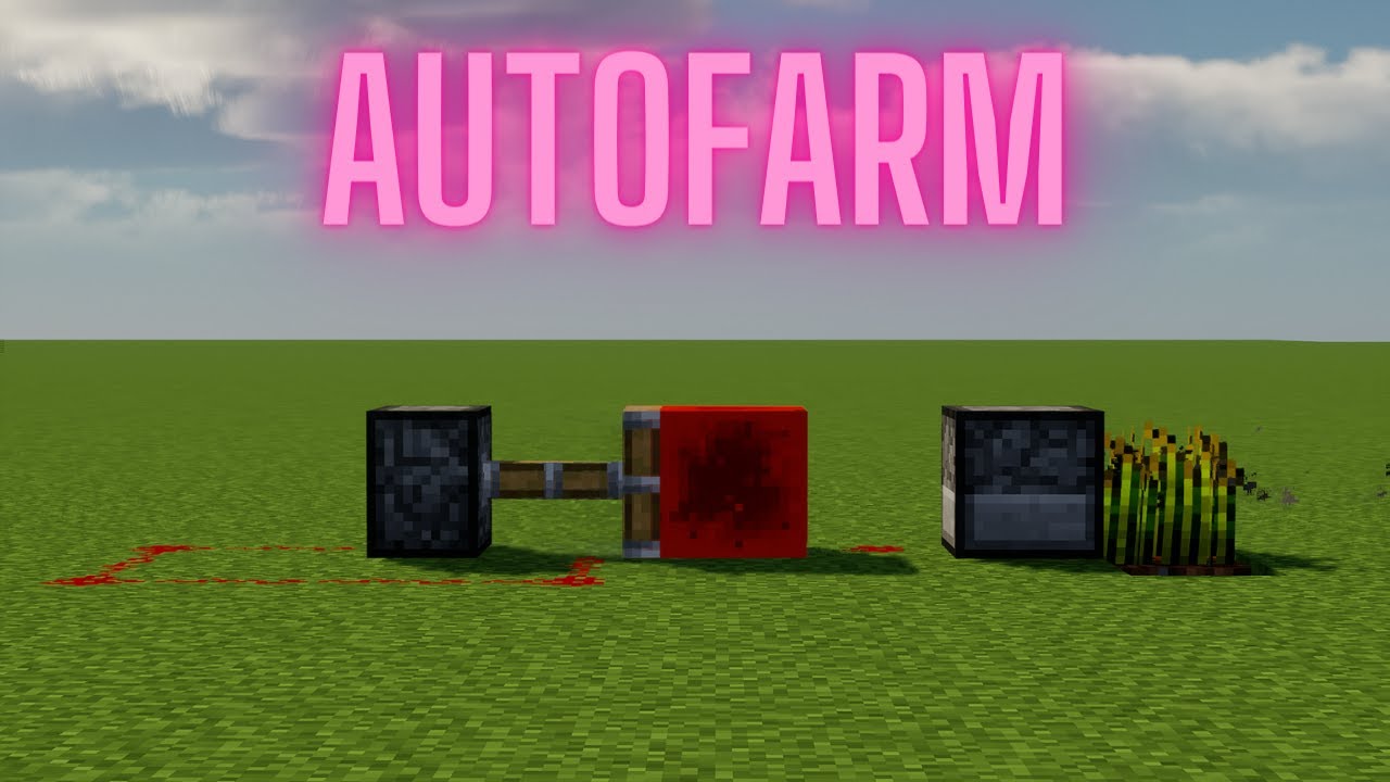 how to build an autofarm in minecraft - YouTube