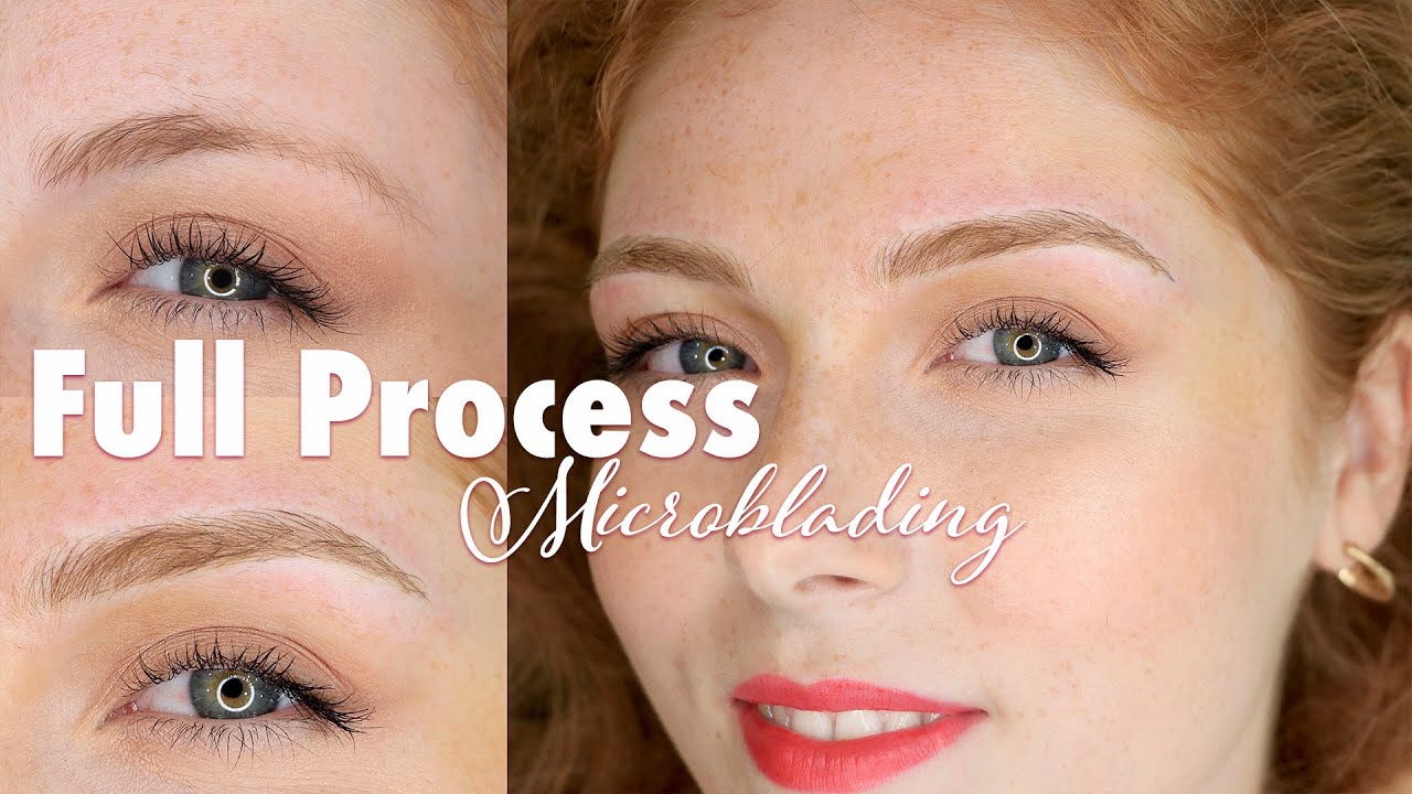 Microblading procedure - Nanoblading with NANOFLOW Pro NEEDLES - YouTube