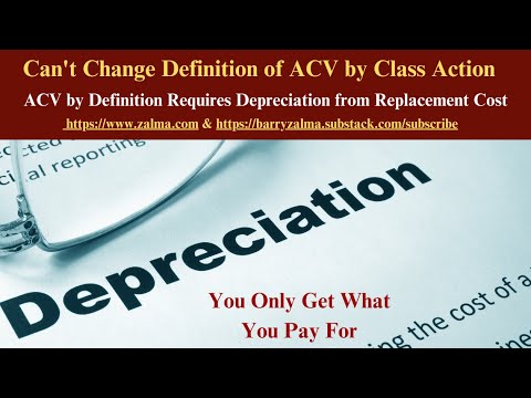Can't Change Definition of ACV by Class Action - YouTube