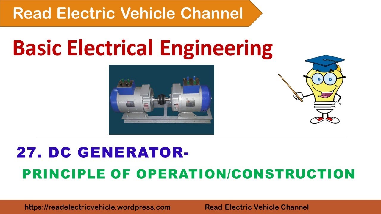 DC generator-construction and principle of operation - YouTube