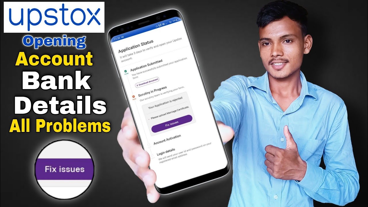Upstox Account Opening Problem|Payment Re login & Document Re Upload ...