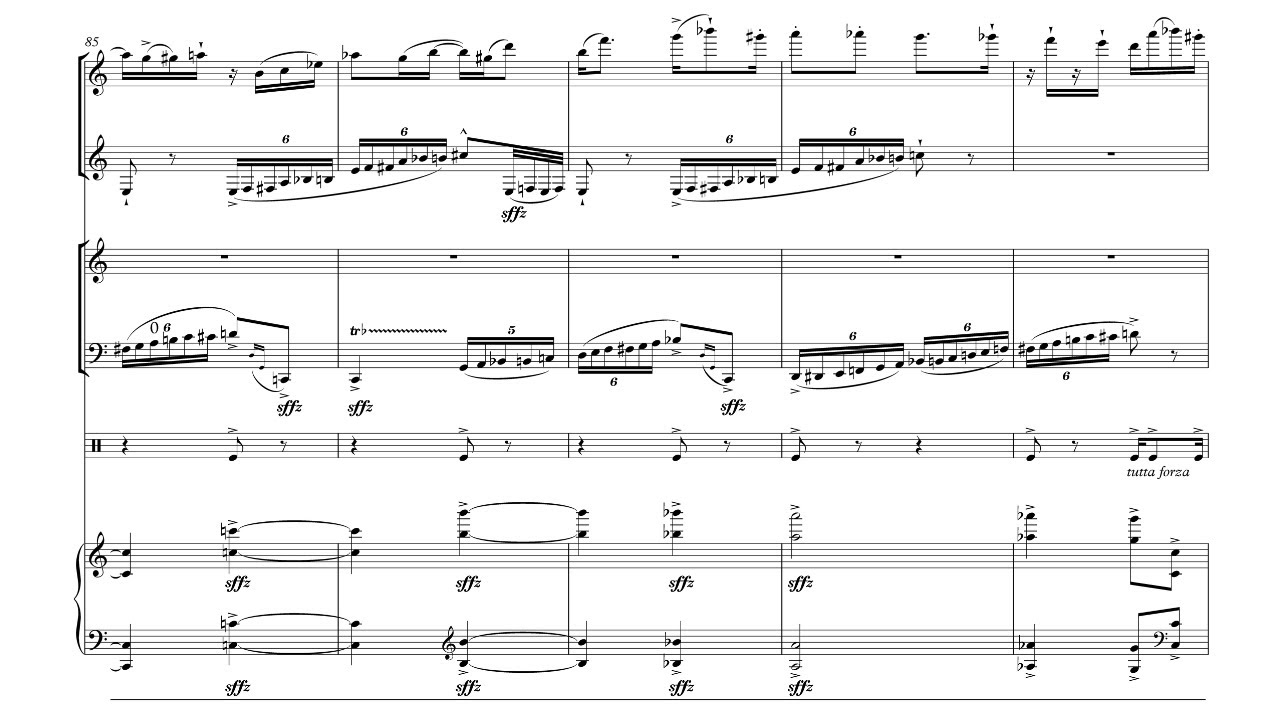 Tyler Taylor, Burlesque Suite for Mixed Sextet (2014) - YouTube