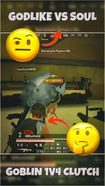 GODLIKE Vs SOUL 😱 GOBLIN 1V4 CLUTCH 😎 #REALMEBMPS2025 #GOBLIN #JONATHAN #SOUL #GODLIKE # ...