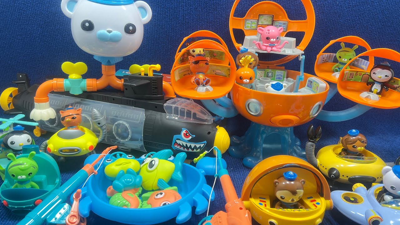9 Minutes Satisfying with Unboxing Octonauts Toys，Octopus Castle ...