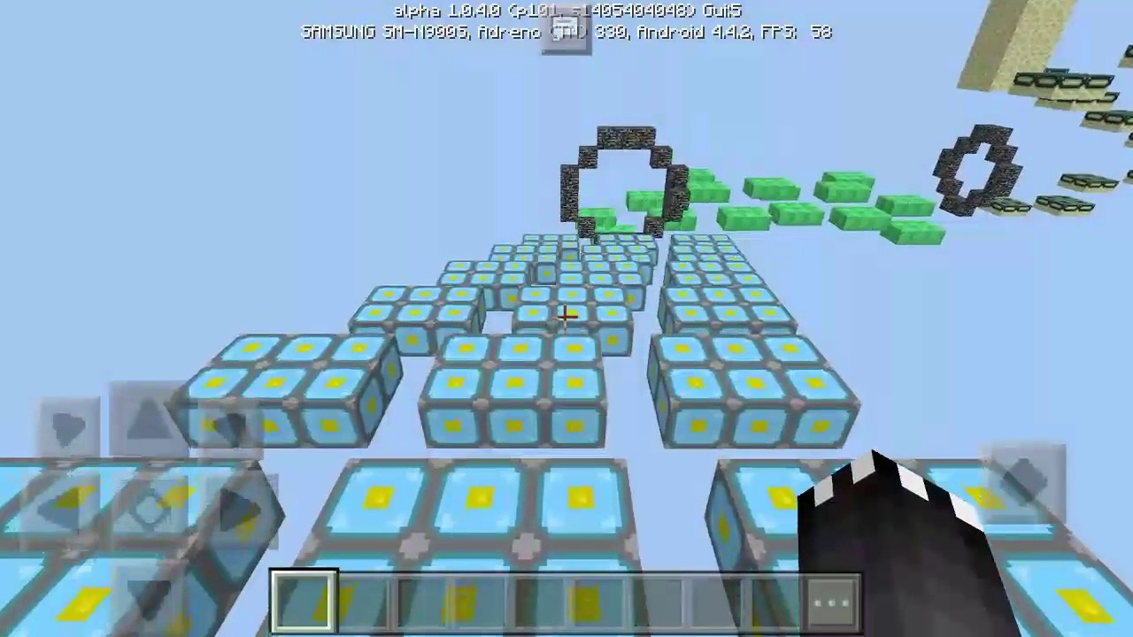 Minecraft - Rainbow Run Map! - YouTube