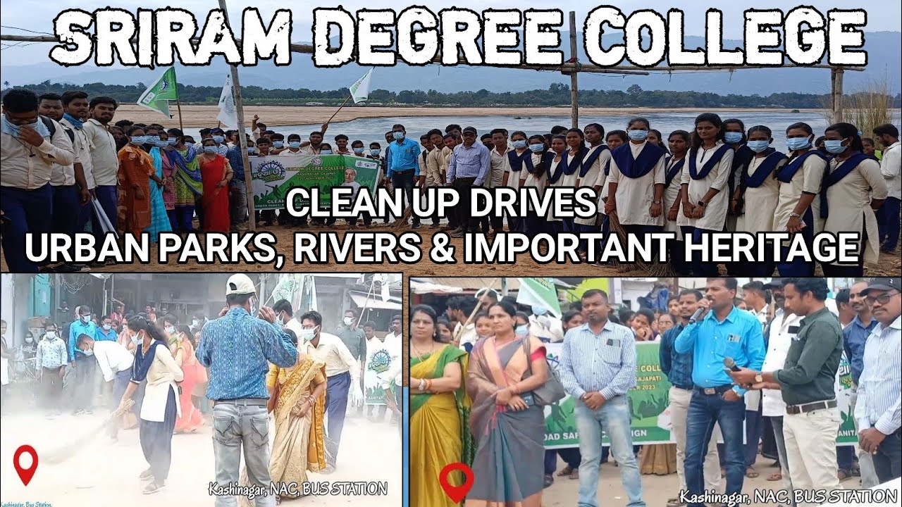 CLEAN UP DRIVES - URBAN PARKS, RIVERS & IMPORTANT HERITAGE || Sriram ...