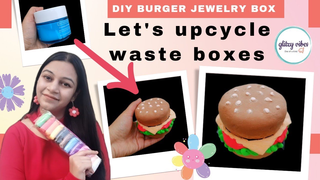 Let's Upcycle Waste Box Into This Amazing DIY Burger Box - YouTube