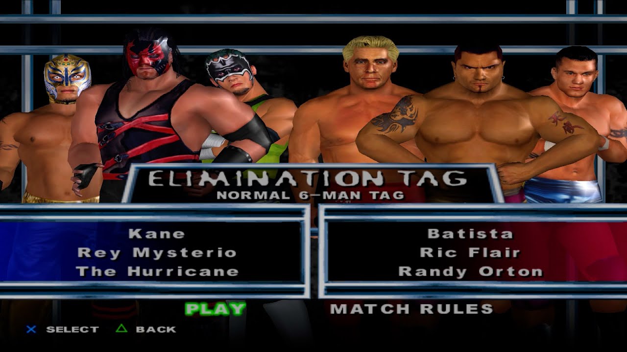 WWE SmackDown! Here Comes the Pain - ELIMINATION TAG - YouTube