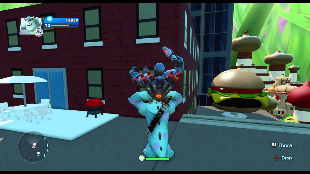 Disney Infinity [2.0] Sully Fights - YouTube