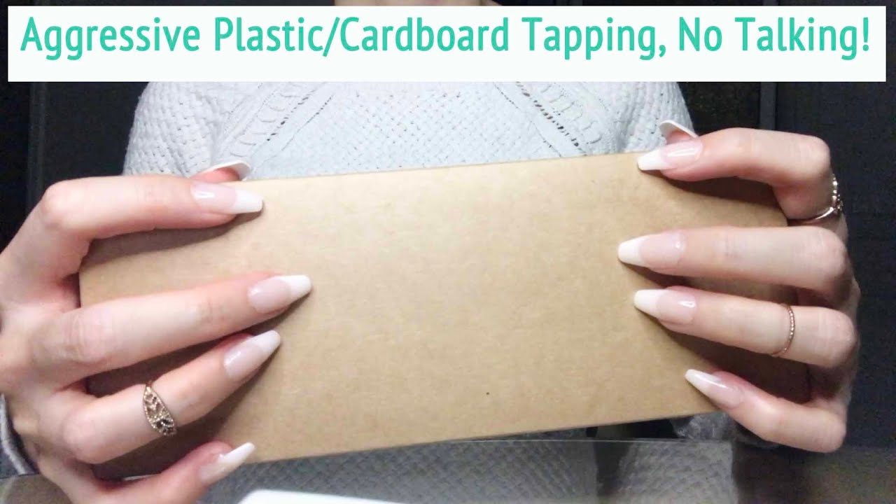 ASMR * Aggressive Scratching & Tapping * Cardboard & Plastic* No Talking * ASMRVilla - YouTube