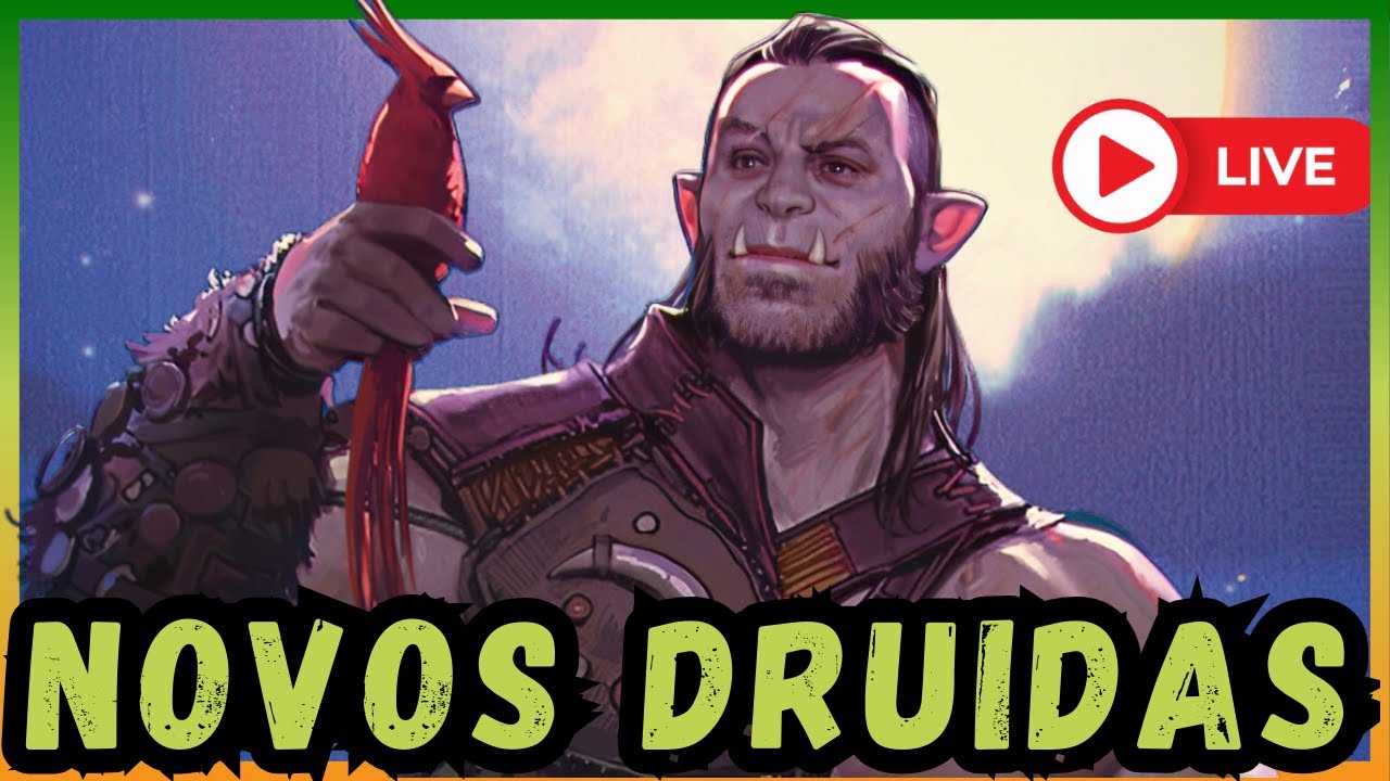 LIVE - Novo Druida | Livro do Jogador 2024 | D&D - YouTube