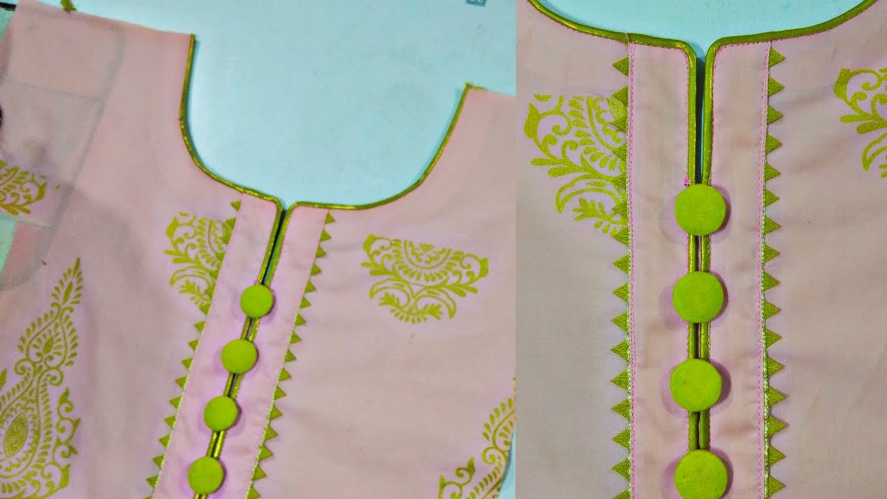 Beautiful neck design | easy to make | The Latest Design - YouTube