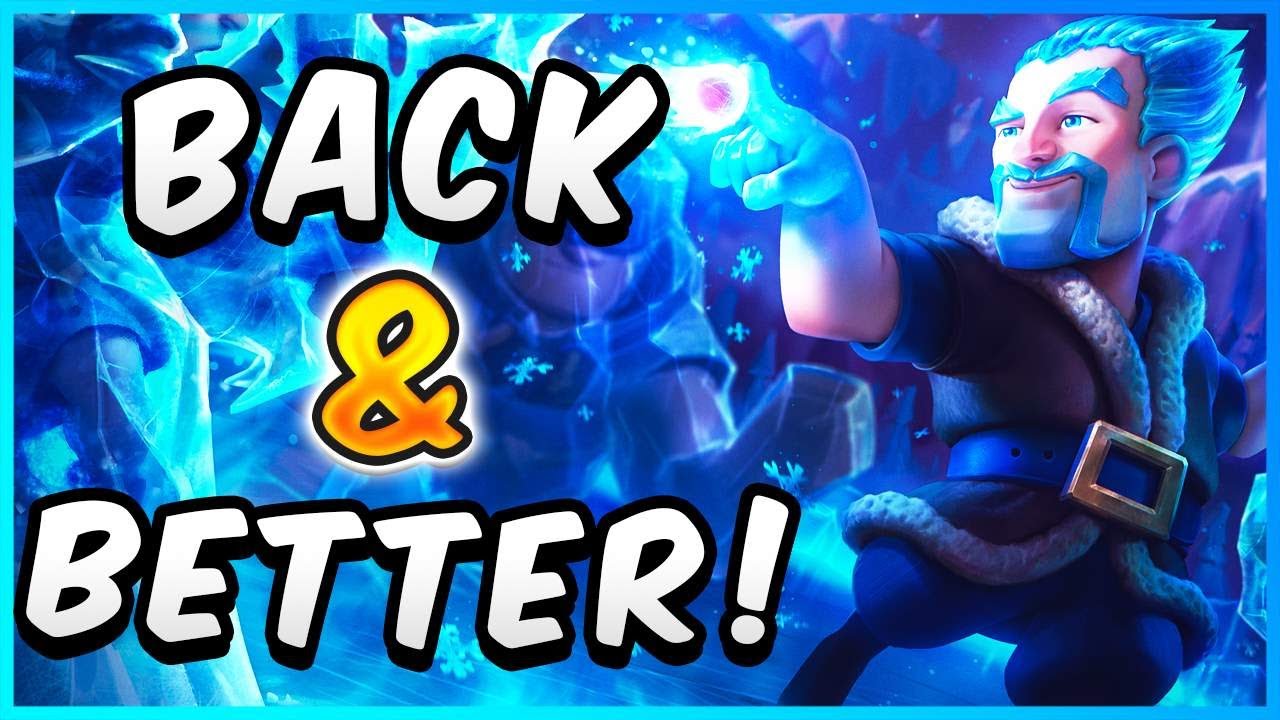 ICE COLD DEFENSE STOPS ANY PUSH! BEST ICE WIZARD DECK — Clash Royale ...