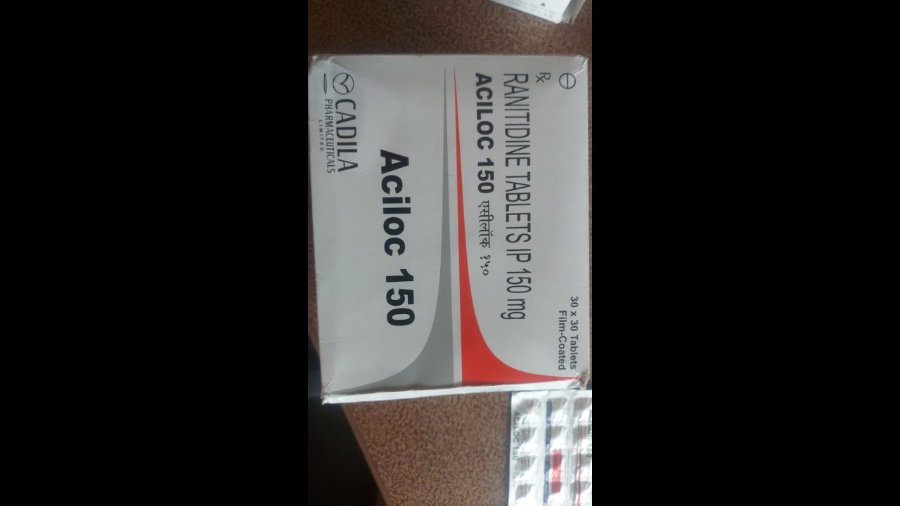 Ranitidine Aciloc 150 Tablet Medicine Uses For Gas Acidity, Side ...
