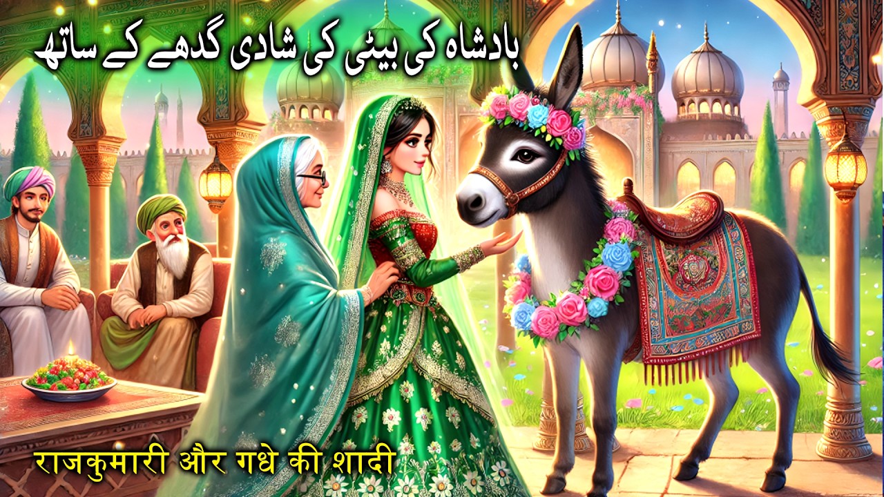 Badsha ne Beti Shadi Gadhe Se kardi || Princess' wedding to a donkey ...