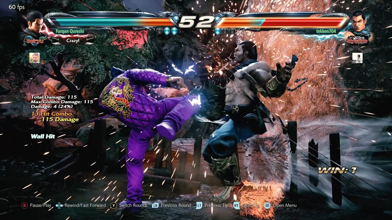 First Time Perform Huge Kazuya's PEWGF Combo in Rank Match [Tekken 7 ...