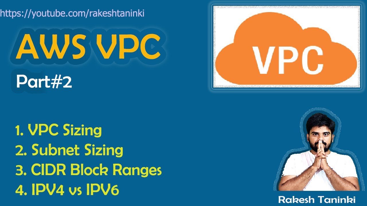 AWS VPC Sizing || Subnet Sizing || CIDR Block Ranges || IPV4 vs IPV6 ...