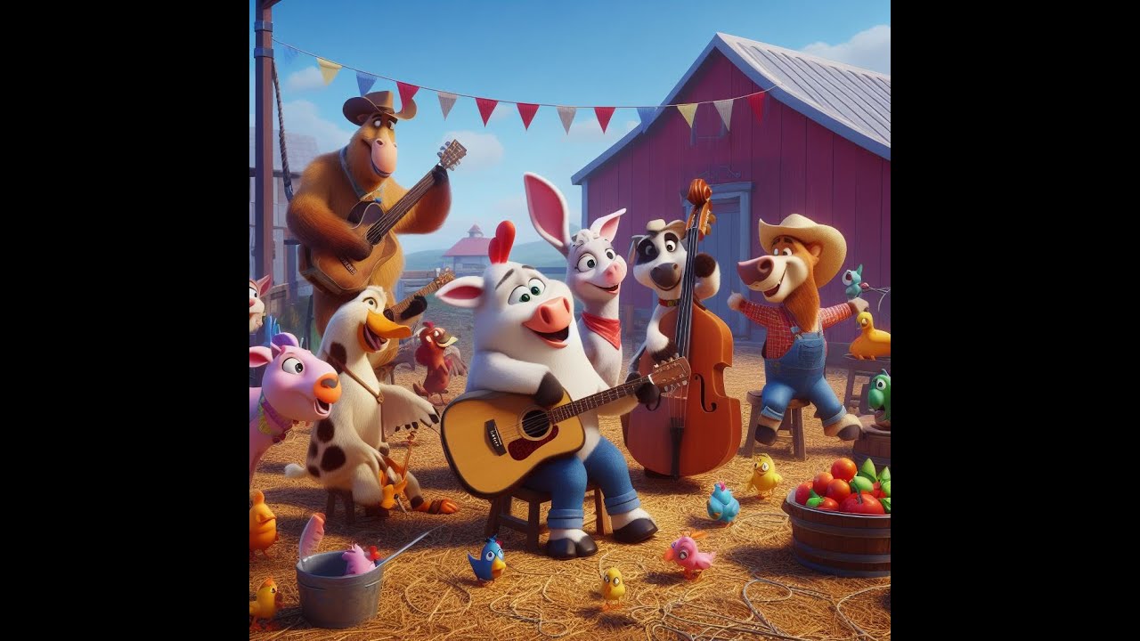 Barn Yard Dance (children’s music video) - YouTube