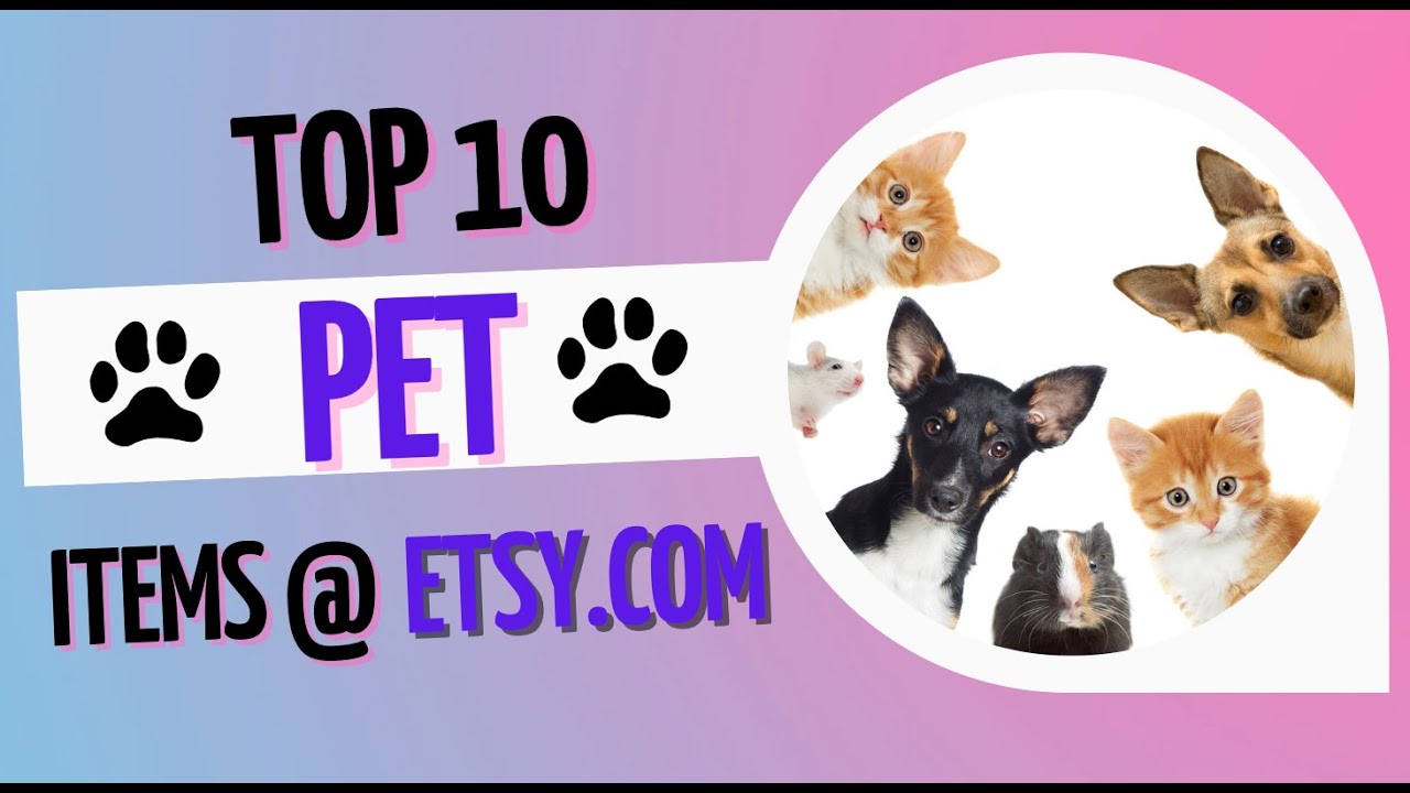 10 Unique PET Items on Etsy.com - YouTube